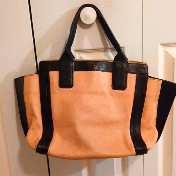Chloe | Bags | Chloe Alison East West Blush Pink Black Sheepskin ...
